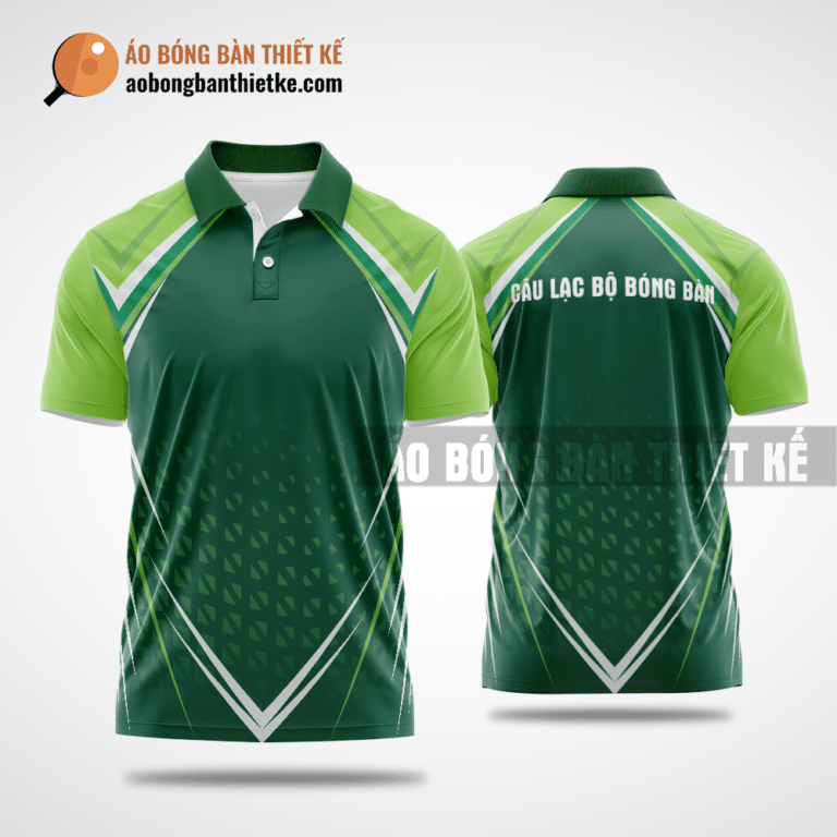 Mẫu ping pong uniform CLB Bỉm Sơn màu xanh két thiết kế độc đáo ...